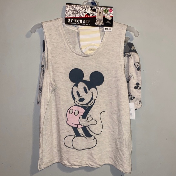 Disney | Intimates & Sleepwear | Disneys Mickey Mouse 3 Piece Set ...
